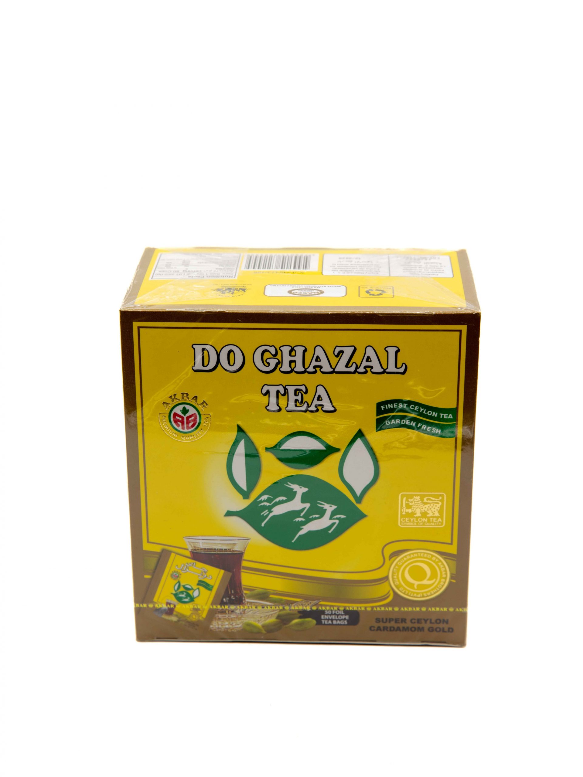 Do Ghazal Tea with Cardamom Flavor (50 Enveloped Tea Bag) – Super Parsian