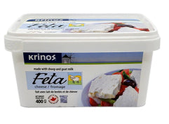 Krinos Sheep & Goat Feta Cheese 400 g – Super Parsian